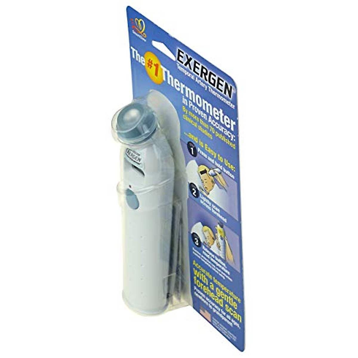 Exergen Temporal Scan Forehead Artery Baby Thermometer Tat-2000c Scanner, Digital