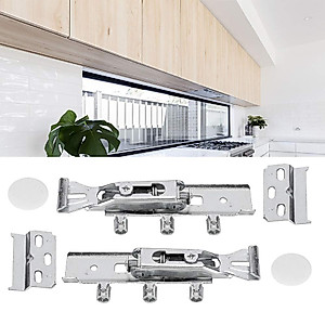 2Pcs Concealed Cabinet Hanger Universal Cupboard Wall Brackets Unit Heavy Duty Kitchen Wall Unit Cabinet Plates for Kitchen Bedroom Dinining Room Study