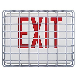 Safety Technology International, Inc. STI-9640 Exit Sign Damage Stopper, Protective Coated Steel Wire Guard