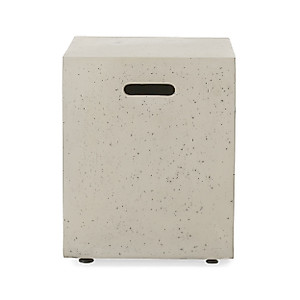 Christopher Knight Home 317494 Aidan End Table, Light Gray