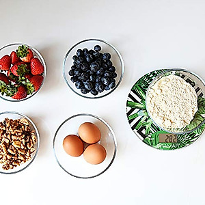 Framar Digital Food Scale and Digital Kitchen Scale, Gram Scale, Weighing Scale, Baking Scale, Small Scale – Elegant Leaf Design