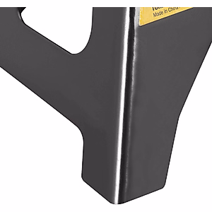 Torin 3 Ton (6,000 LBs) Capacity Double Locking Steel Jack Stands, 2 Pack, Black, AT43002AB