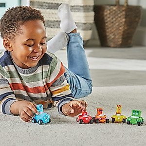 hand2mind Numberblocks Mini Vehicles, Race Car Toys, Toy Vehicle Playsets, Play Figure Playsets, Small Figurines for Kids, Number Toys, Counting Toys, Math Toys for Kids 3-5, Birthday Gifts for Kids