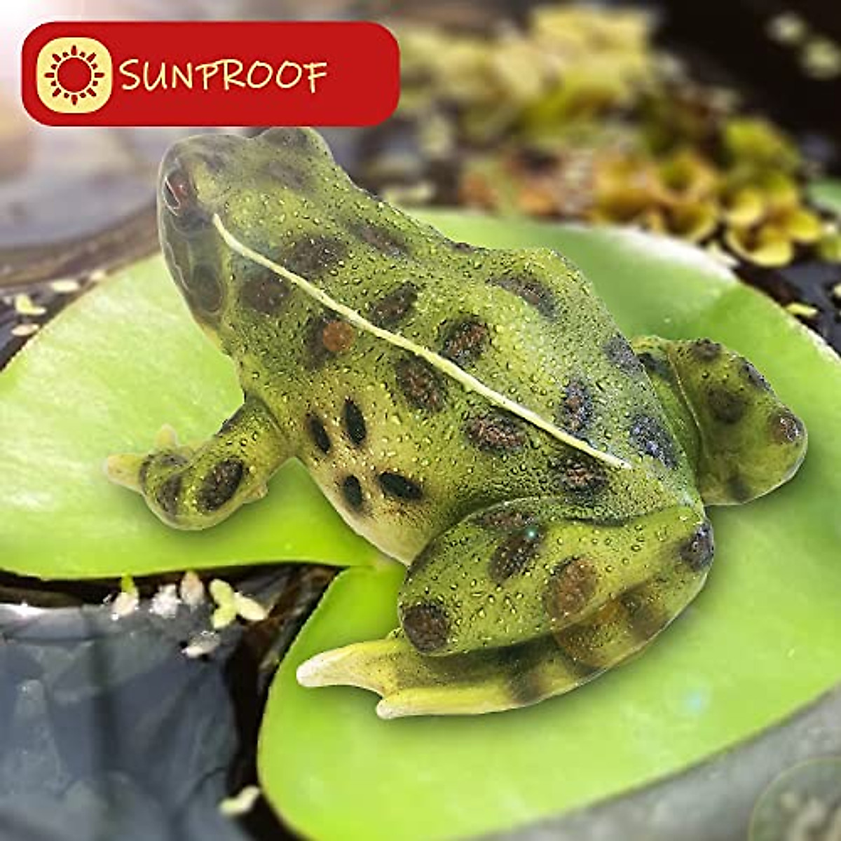 Sunthus Frog Garden Statues Toad Outdoor Decor Sculptures Yard Resin Decorations