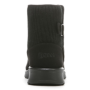 BZees Women's Gloria Ankle Boot, Black, 8 Wide