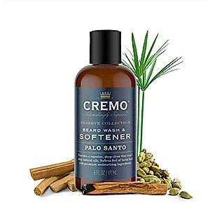 Cremo Palo Santo (Reserve Collection) Beard Wash & Softener, Moisturizes, Styles and Reduces Beard Itch for All Lengths of Facial Hair, 6 Fluid Oz