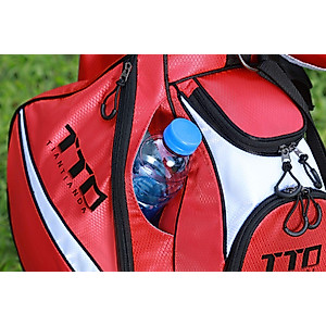 Super Light-Weight Golf Stand Bag for Easy Carry, Red