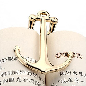 Vbcdgfg Book Page Holder Book Mark Bookmarks for Men Book Markers for Men Page Anchor Book Page Marker marcadores Anchor Marker Beyond Bookmarks Book Marker (Black), 2.6