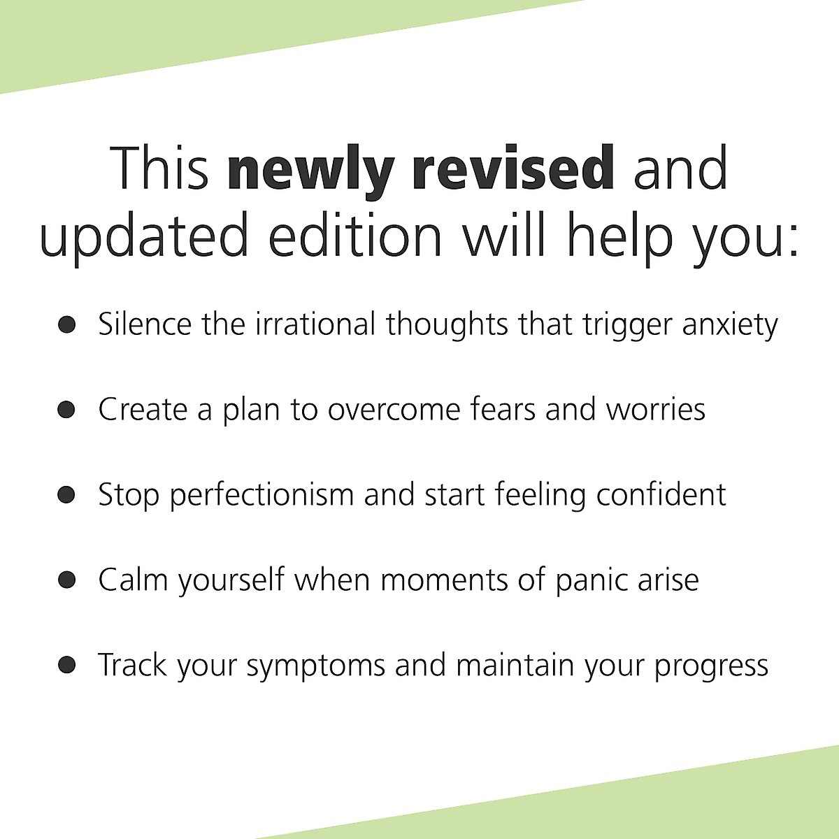 The Cognitive Behavioral Workbook for Anxiety: A Step-By-Step Program