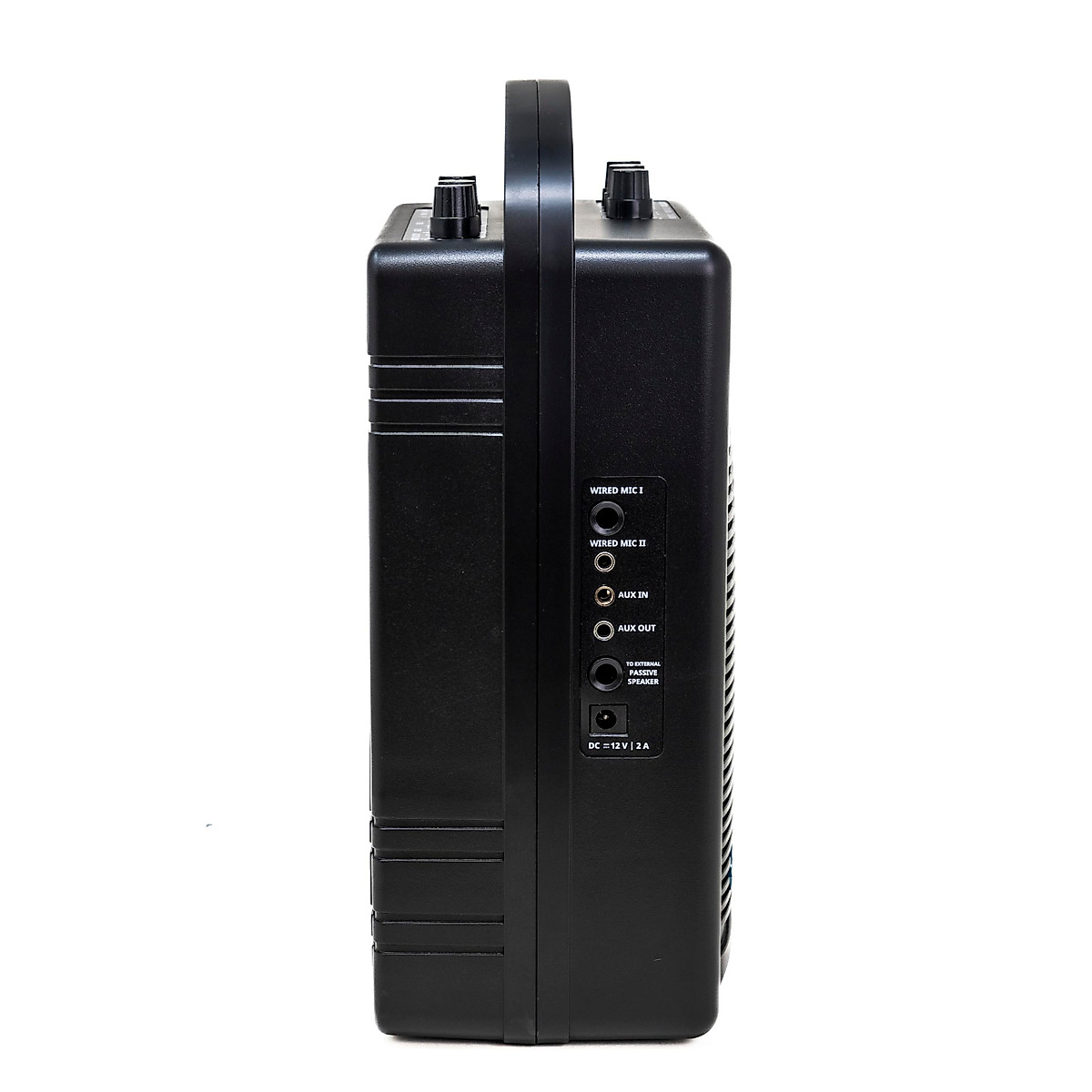 HISONIC HS120BT HL Portable PA System with Wireless Microphones and Lithium Rechargeable Battery and Car Cable Bluetooth Connected with Cell Phones and Pads Black