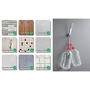 Handheld Shower Head Bracket for Bathroom, Wall Mount Robust Shower Head Holder, Universal Hand Held Shower Wand Hose Sprayer Holder, Chrome