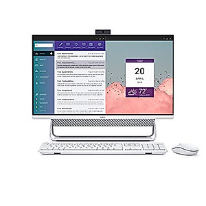 Dell Inspiron 7700 AIO Desktop, 27-inch FHD Infinity Touchscreen All in One - Intel Core i7-1165G7, 12GB 2666MHz DDR4 RAM, 1TB HDD + 256GB SSD, Iris XE Graphics, Windows 10 Home- Silver