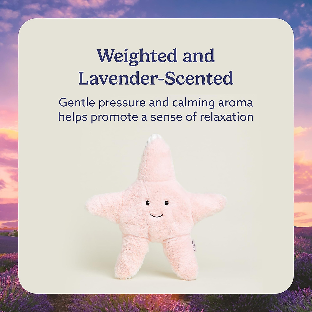 warmies Microwavable & Weighted Stuffed Animals, Starfish - Heated Stuffed Animal Plushie for Warmth & Comfort - Cute Soft Plush Toys for Adults & Children (Boys, Girls, Babies & Toddlers)