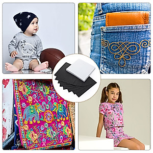 200 Sheets Tear Away stabilizer for Embroidery Backing Precut Sheets Black White Fabric Stabilizer for Machine Embroidery Hand Sewing Hoops Quilting, Weight 2.1 oz(8 x 8 Inch)