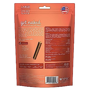 Get Naked Grain Free 1 Pouch 6.6 Oz Super Antioxidant Dental Chew Sticks, Large