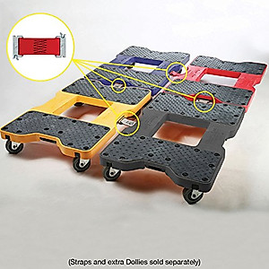 SNAP-LOC 1200 LB Professional E-Track Dolly Black