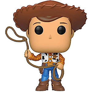 Disney Pixar: Toy Story 4 - Sheriff Woody Funko Pop! Vinyl Figure (Bundled with Compatible Box Protector Case), Multicolored, 3.75 inches