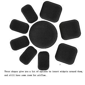 Airsoft Helmet Pads, 19pcs/Replacement Bike Motorcycle Padding Kit Tactical Helmet EVA Foam Insert Bicycle Accessories Soft and Durable, Helmet Foam Pads for MICH CS FMA ACH USMC PASGT