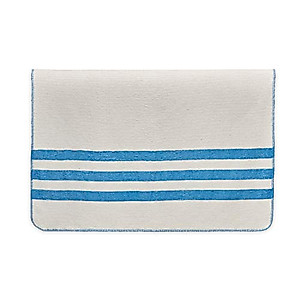 Arus Cotton Blend Soft Throw Blanket for Bed, Sofa, Couch Whisper Blue 50x67