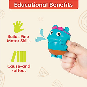 B. toys- Pull & Go Rider- Water Play Toy- Pull back boat- Color-changing rider- 10 months +