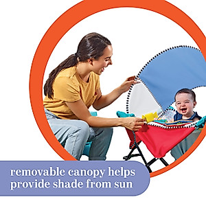 Summer Infant Pop 'N Jump SE Portable Baby Activity Center, Indoor Outdoor Use, Lightweight, Carrying Bag, Canopy, 6-12 months (Sweets)