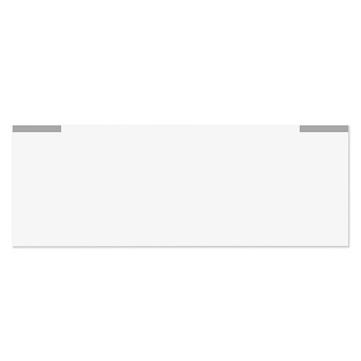 Origami Magnetic Shelf Liners (29" L x 10.5" W) for R3 Series 3 Tier Storage Units with Magnetic Tabs, Easy Clean Plastic Surface, Pack of 3 - Clear