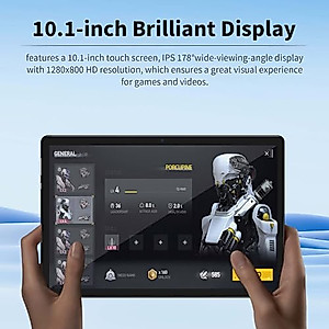Kids Tablet, Android 13 Tablet, 10 inch 4GB+64GB+512GB Expand, Parental Control, HD Eye-protection Touchscreen Display, 6000mAh Battery, Dual Camera, Bluetooth, WiFi Tableta with Kids Educational APPs