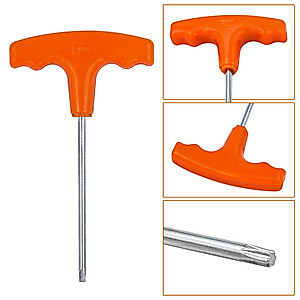 Wanotine Chainsaw Wrench Scrench 13mm x 19mm with T27 Torx Screwdriver Chainsaw Tool Fit for Stihl, Echo, Poulan, Makita, Partner, John Deere, Jonsered, Dolmar Chainsaws