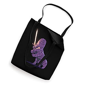 Tardigrade Warrior Swordsman Microbiology Science Water Bear Tote Bag