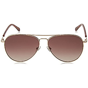 Fossil womens Fossil Female Style Fos 3102/G/S Sunglasses, Gold Brown, 58mm 13mm US