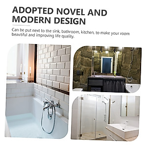 Cabilock 4pcs Necklace Stand Bracelet Storage Plate self draining soap Tray Plastic soap Dish Waterfall Shower soap Container Jewelry Dish Ring Dish take a Bath Body soap The pet