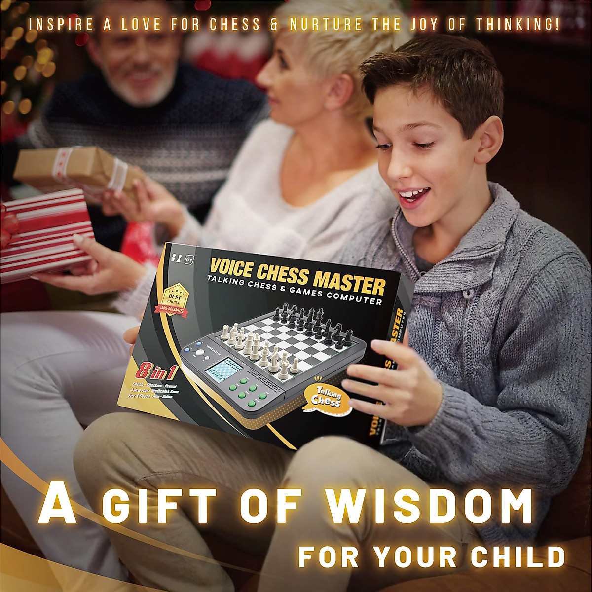 iCore Electronic Chess Set - Teach and Play with The Smart Chess Computer Game Board - Ideal for Beginners and Improving Players