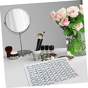 SOESFOUFU Foam Insert Display Trays Small Picture Frames 5pcs Storage Box Sponge Pad Earring Holder Earrings White Guinea Pig Toys Ring Display Pad