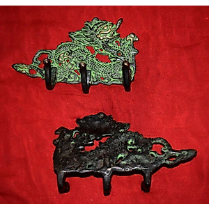 Uniquebazar4u Brass Dragon Wall Hook Handiscrafts Flying Dragon Wall Clothes Hanging Hook