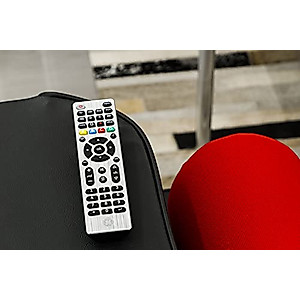 GE Universal Remote Control for Samsung, Vizio, LG, Sony, Sharp, Roku, Apple TV, TCL, Panasonic, Smart TVs, Streaming Players, Blu-ray, DVD, 4-Device, Silver, 33709