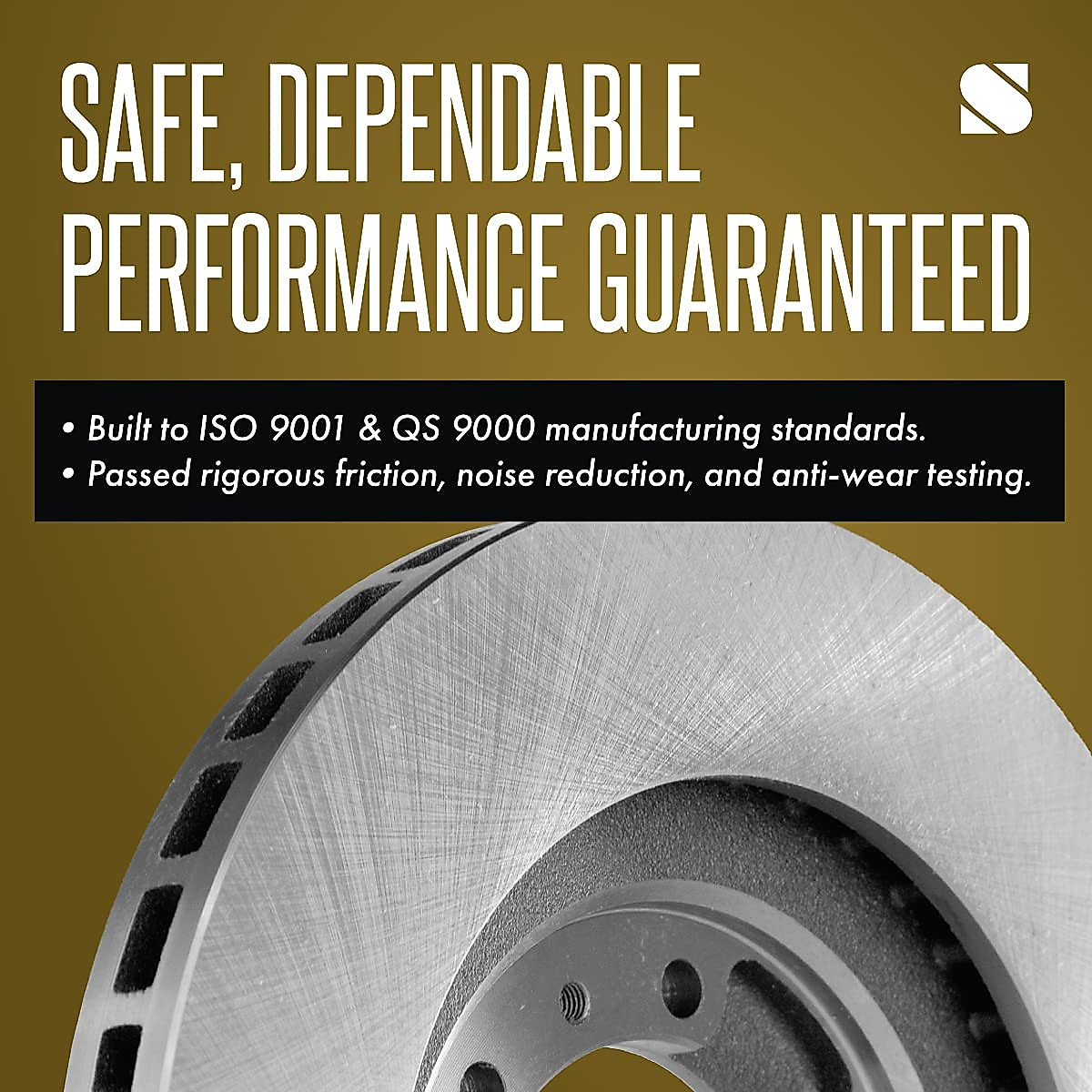 SureStop Rear, Driver or Passenger Side Brake Disc Compatible with 2013-2020 Nissan Pathfinder, 2018 Nissan Sentra, 2004-2009 Nissan Quest & 2011-2017 Nissan Quest