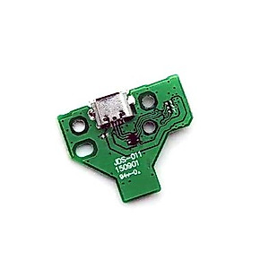Ambertown 12 Pin USB Charging Port Socket Board with Flex Ribbon Cable for Sony PS4 Controller
