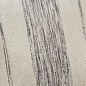 Benjara 18 Inch Decorative Throw Pillow Cover, Textured, Pom Pom Edges, Cream