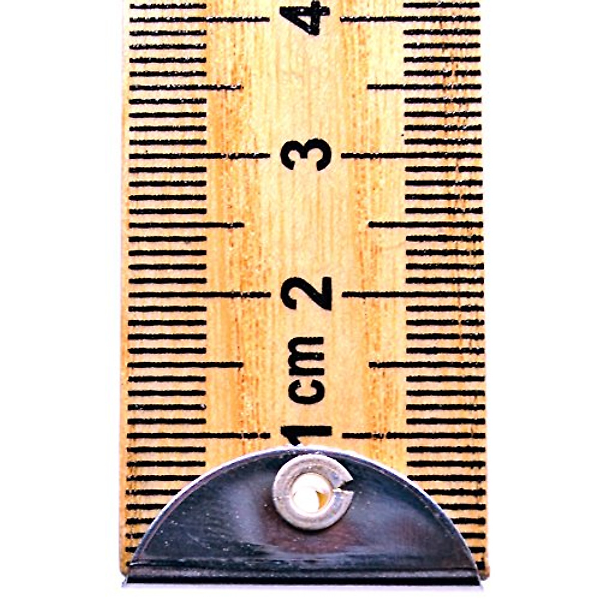 Double Sided Meter Stick - Hardwood Metric Meter Stick, Horizontal Reading & Protective Metal Ends - Eisco Labs