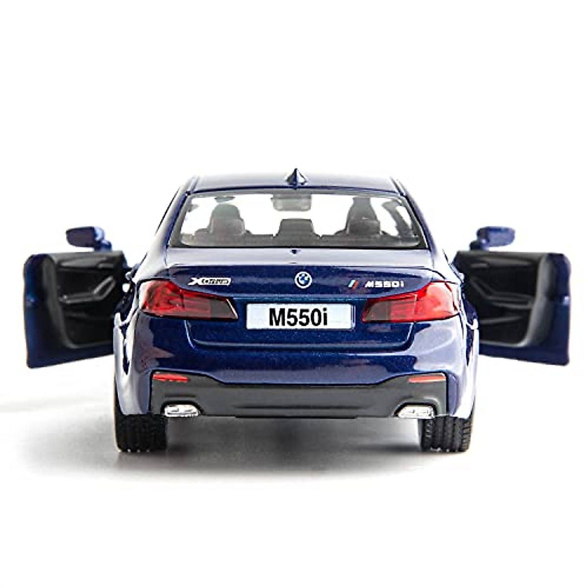 RMZ City BMW M550i Car Model 1:36 Diecasting Alloy Toy Car, Pull Back Vehicles Toy Car for Toddlers Kids Boys Girls Gift Blue