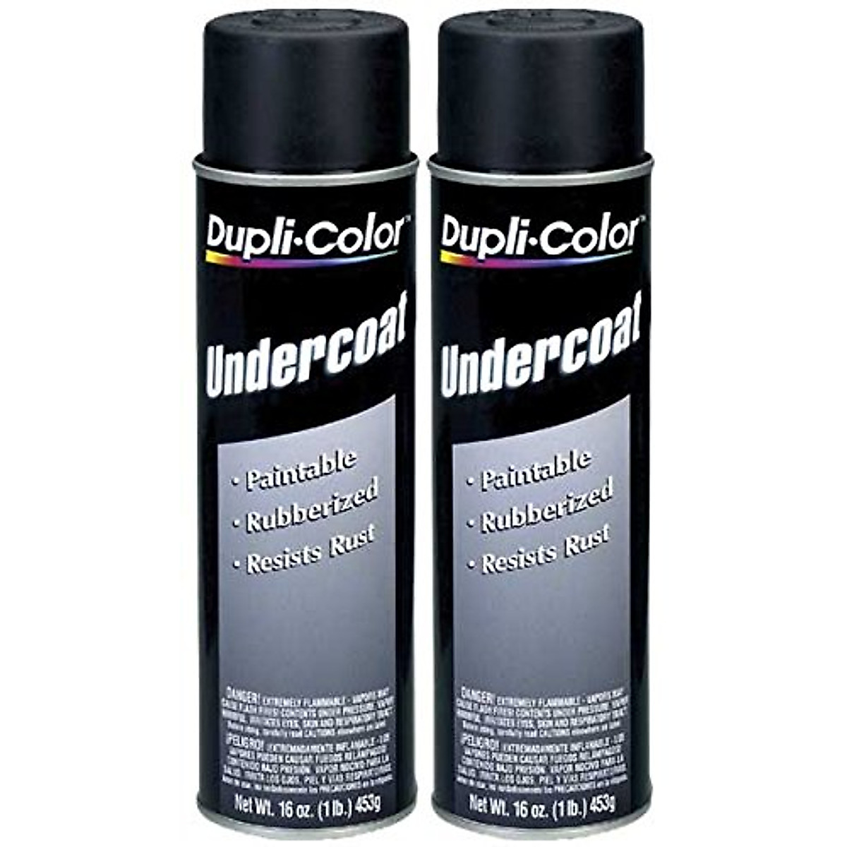 Dupli-Color UC101 Paintable Rubberized Undercoat (16 oz) - 2 Pack