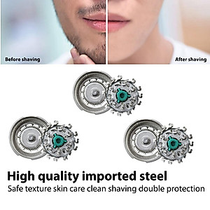 SH90 Replacement Blades for Philips Norelco Series 9000 Shaver,Men's Electric Shaver Replacement Heads Compatible with Phillips 8000 Series and Star Wars(SW9700,SW6700),3-pk