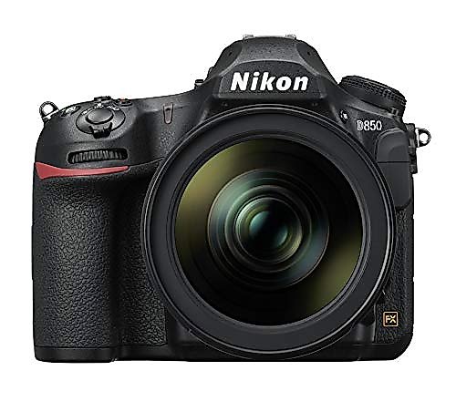 Nikon D850 45.7MP DSLR Digital 4K Video Camera with AF-S NIKKOR 24-120mm f/4G ED VR Lens with Wi-Fi - (Black) - (International Version)