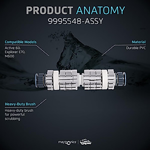 Dolphin Genuine Replacement Part — Rear Grey Brush Kit — 9995548-ASSY