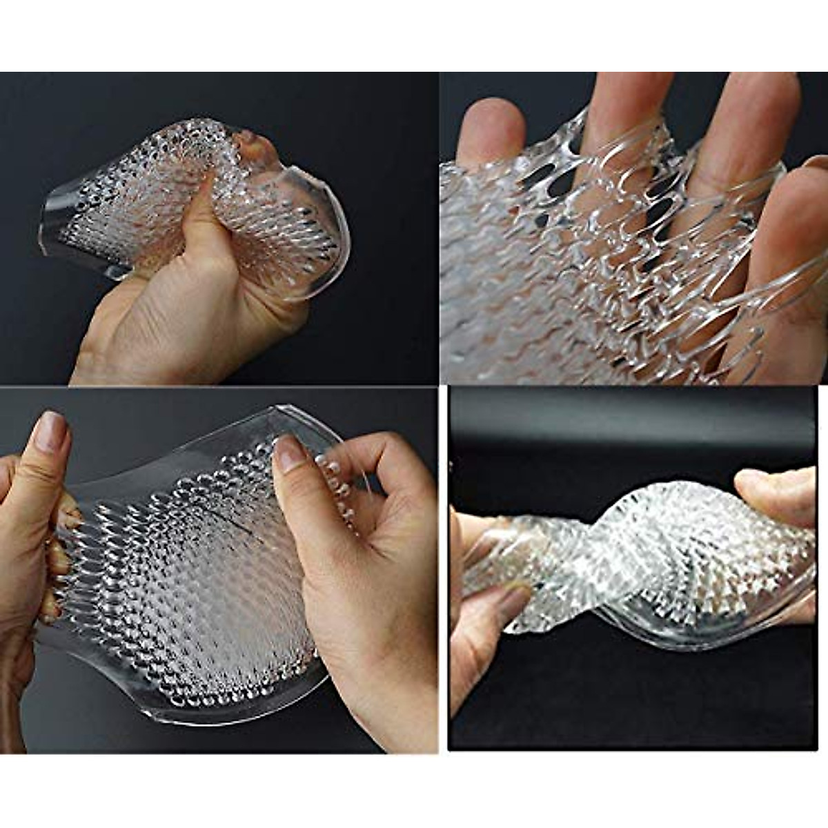 SL Sursarbelor Silicone Breathable Push Up Bra Pads Removeable Bra Insert Padded Breast Enhancer Lifting for Swimsuit Bikini Padding