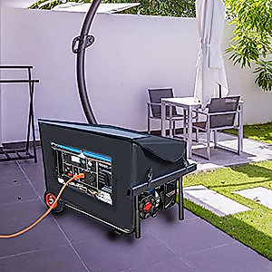 ZTTXL Generator Tent Running Cover, Ultra Heavy Duty Tarpaulin Enclosure, Outdoor Portable All-Weather Generator Rain Shelter for Most 3500w-12000w generators（The New）