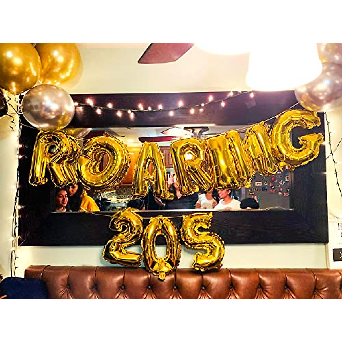 JeVenis Roaring 20s Balloons Great Gatsby Birthday Decor 20th Birthday Party Balloons 20 Anniversary Decorations Roaring 20s Flapper Party Roaring Twenties Birthday Balloon