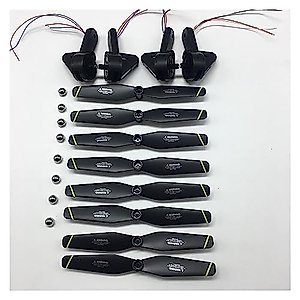 XUCHIL SG700 S169 SG700-D Drone RC Quadcopter Spare Parts Fold Wing Arm Include Gears LED Axis Motor Set Upgrade Bearing Etc Part Kit (Color : 8620 Version motor-04, Size : .)