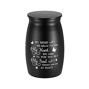 3 Inches Small Urns for Human Ashes Aluminum Keepsake Urns for Human Ashes Mini Urns for Human Ashes