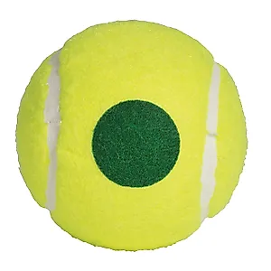 Tourna Green Dot Low Compression Tennis Balls, 12 pack